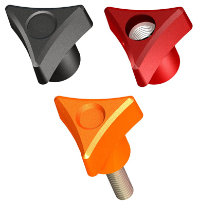 Item # 3P1 Sml. 3-Point Knobs, 3-Prong Knobs On Innovative Components