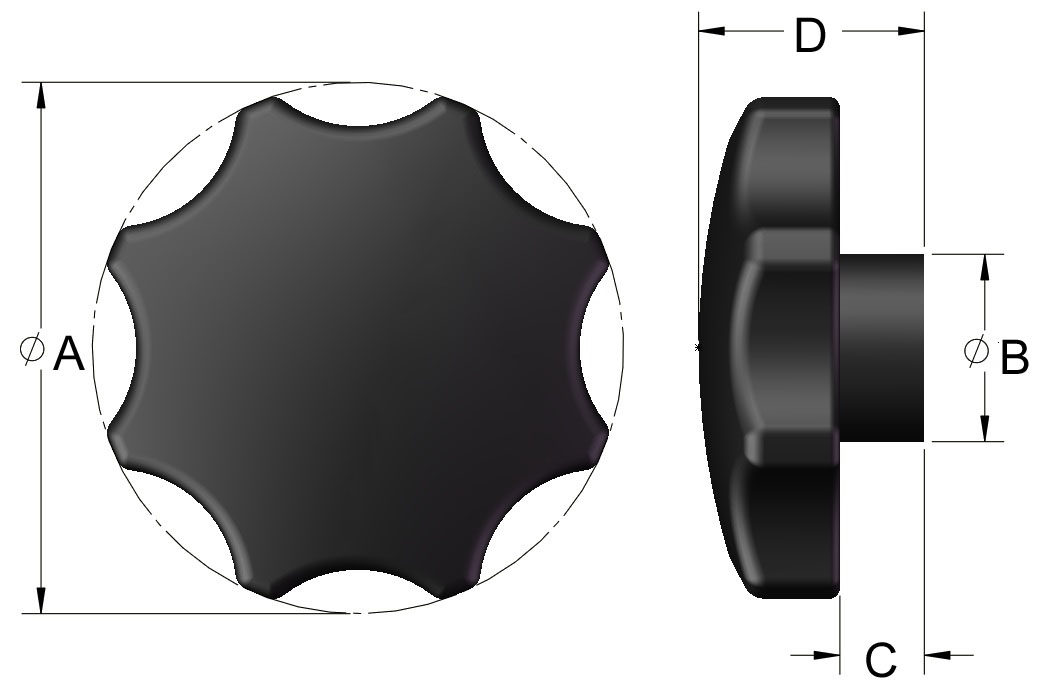 Star Knob Stainless Steel at Wade Arnold blog