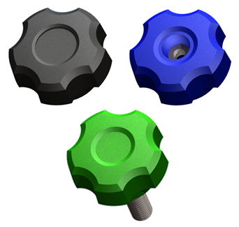 Item # F4A Med. Fluted Knobs, Fluted Knobs On Innovative Components