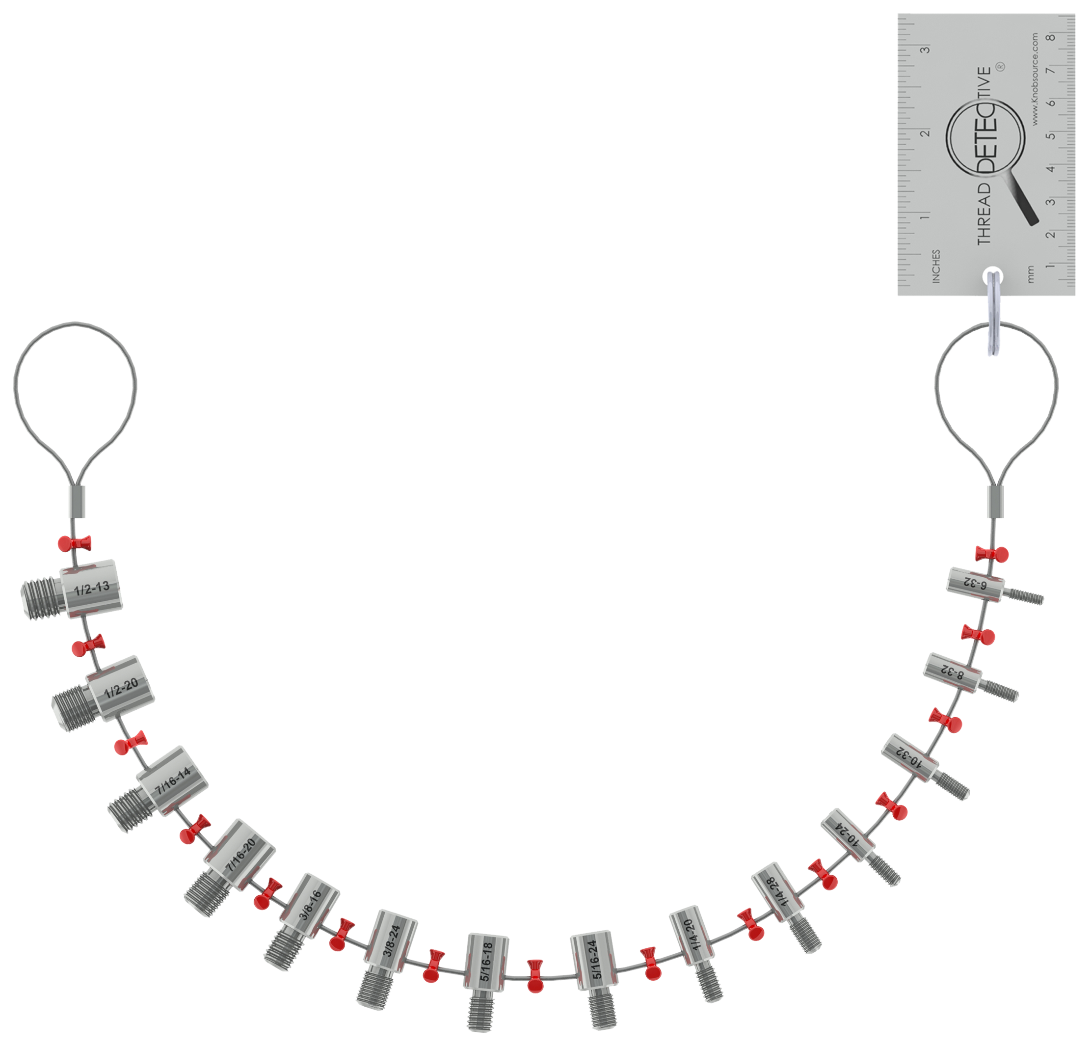 Item # Inch Only Standard Thread Detective, Standard Metal Thread ...