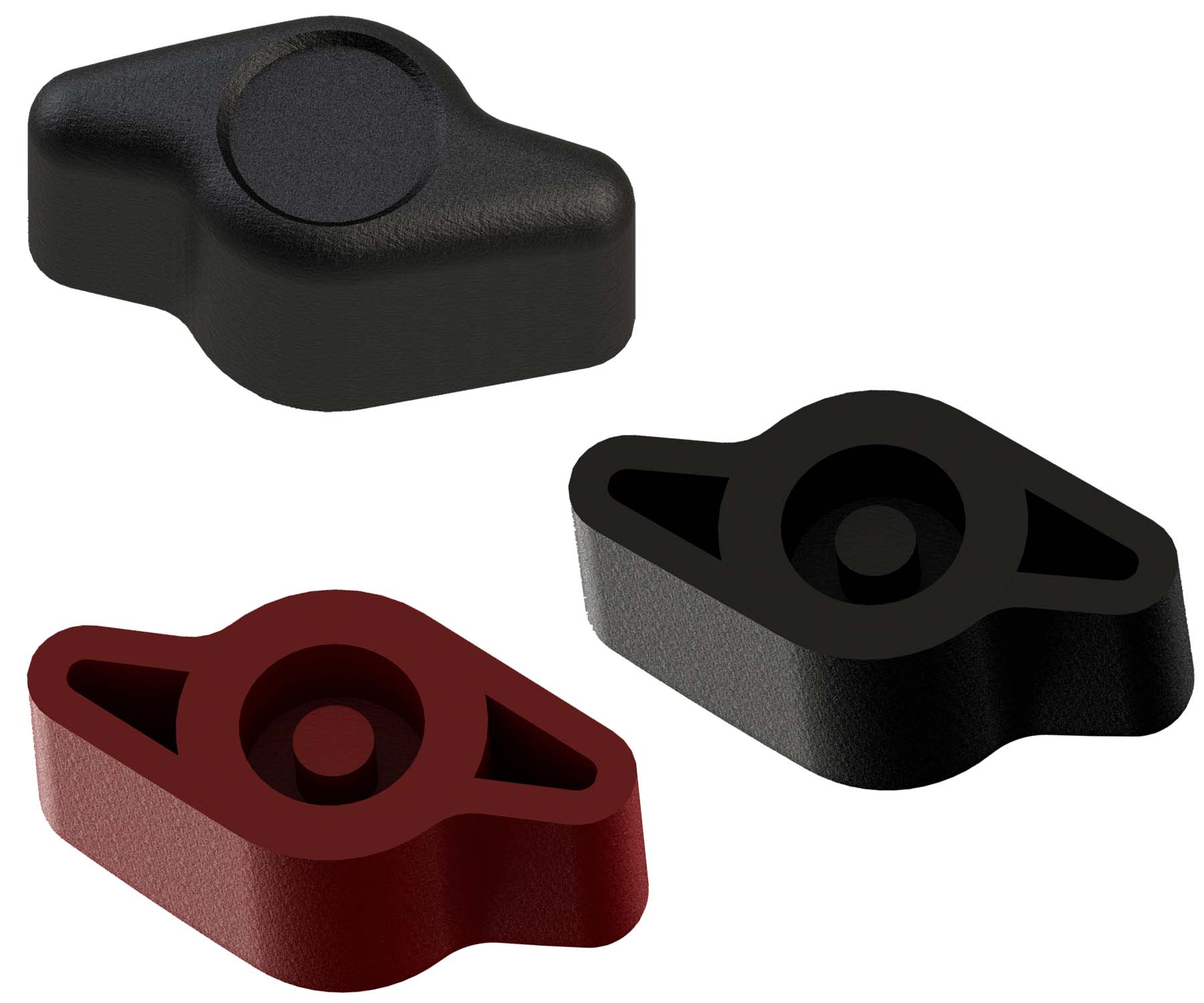 Item # TH1 1.25" Press-On Hurricane T-Knob, TH1 1.25" Press-On ...