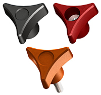 Item # 3P4 Med. 3-Point Knobs, 3-Prong Knobs On Innovative Components