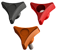 Item # 3P4C Med. 3-Point Knobs, 3-Prong Knobs On Innovative Components